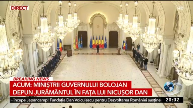 Ministrii depun juramantul – Guvernul Bolojan at RomaniaX.org